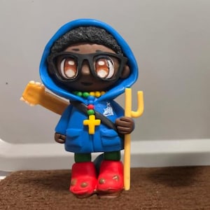 Handmade Luce Catholic Mascot and Friends Fe, Xin, and Sky Clay ...