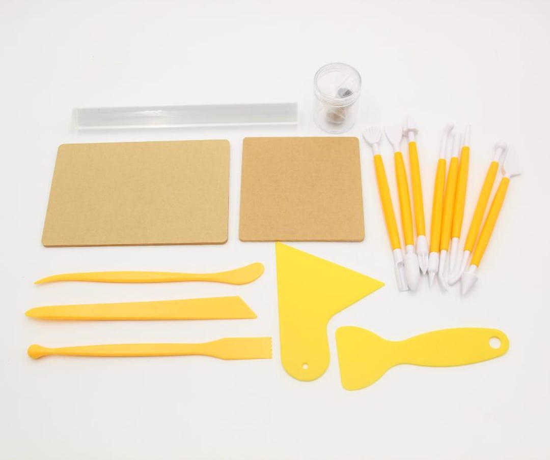 Polymer Clay and Air Dry Clay Tools, Complete Clay Tool Set for ...