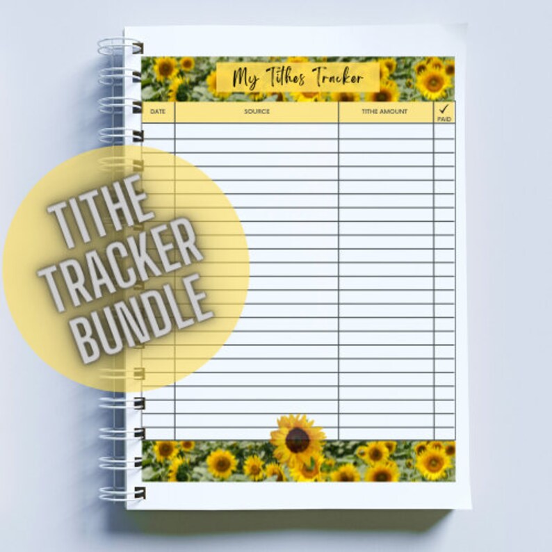 Tithe Savings Tracker / CHRISTIAN SAVINGS Tracker / CHURCH Tithe ...