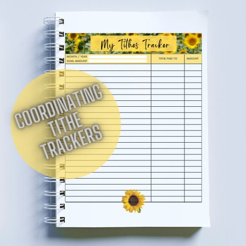 Tithe Savings Tracker / CHRISTIAN SAVINGS Tracker / CHURCH Tithe ...