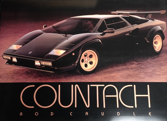 Lamborghini Countach Poster