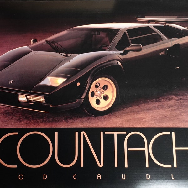 Countach Poster - Etsy