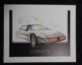 C4 Corvette Poster - Etsy
