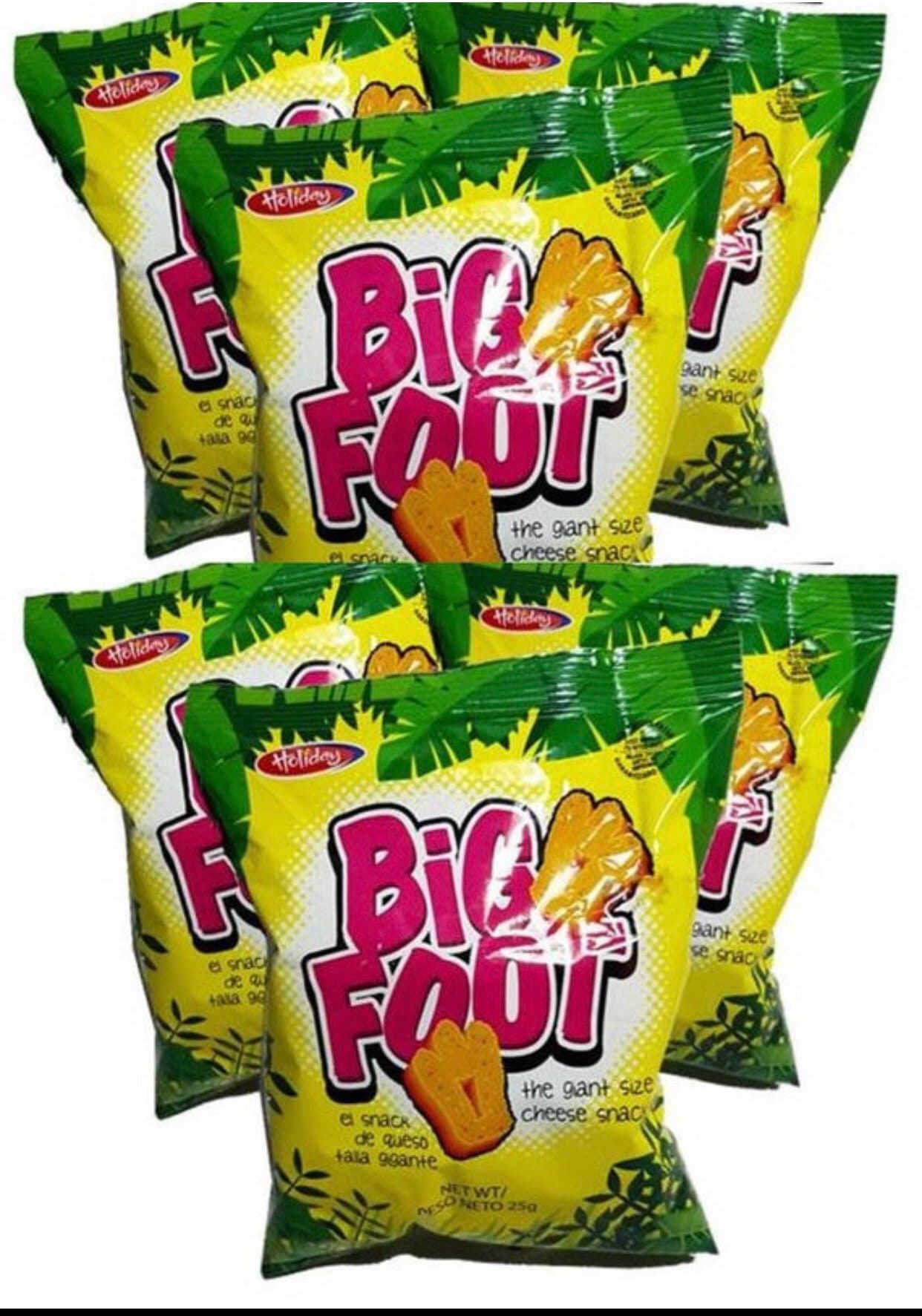 Jamaican Holiday Snacks Big Foot Snack- Original and Spicy Picante 25g ...