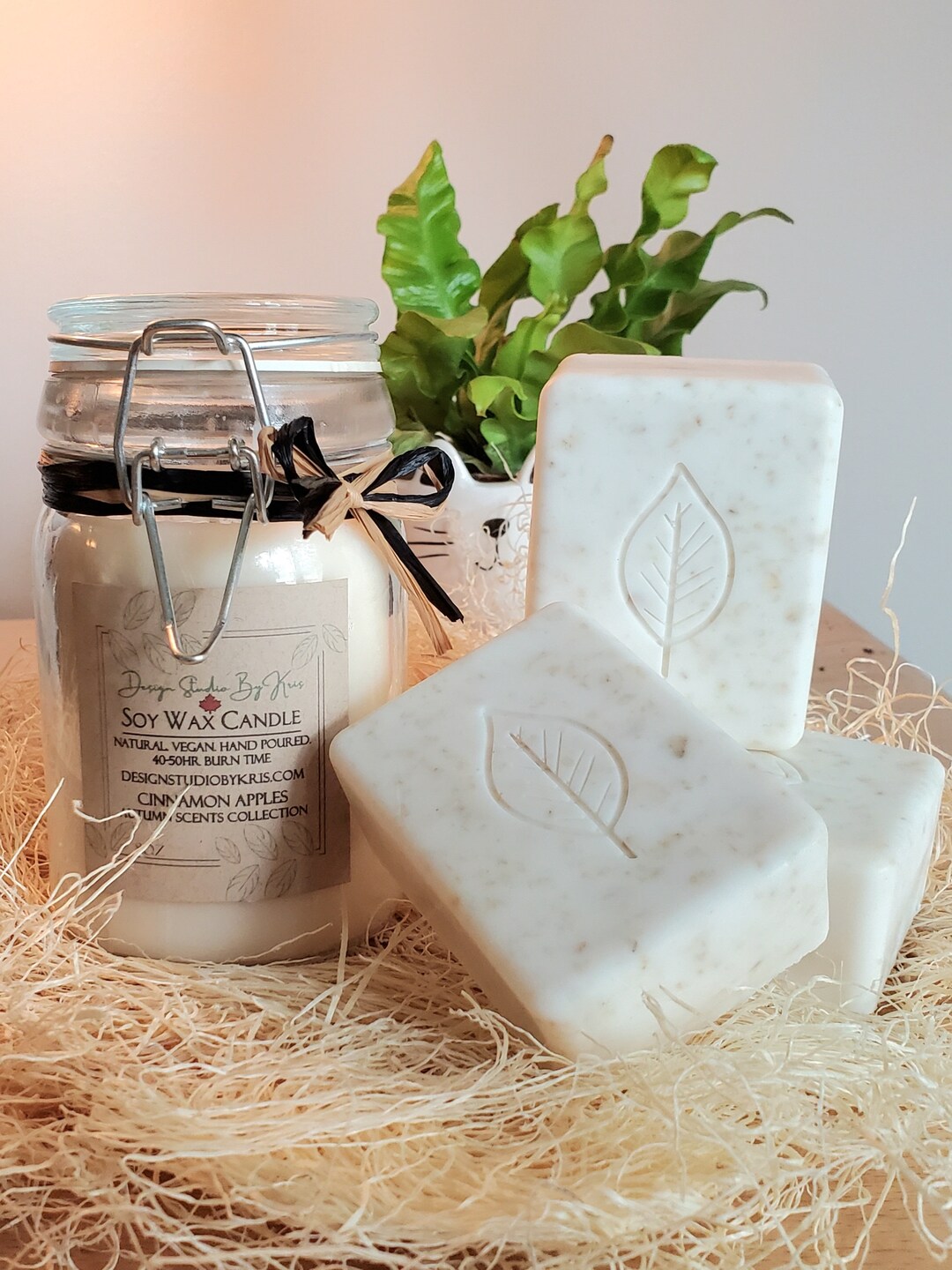 Anti-anxiety Gift Set Calming Gift Box Lavender Amethyst Candle Soap ...