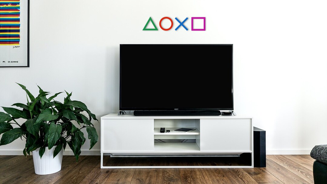 Stylish Playstation Wall Pictures as a Christmas Gift Gamer Decoration ...