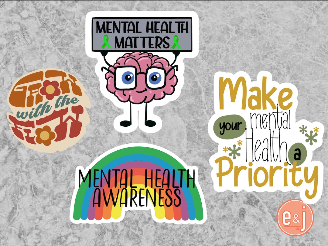 Mental Health Sticker Pack - Etsy