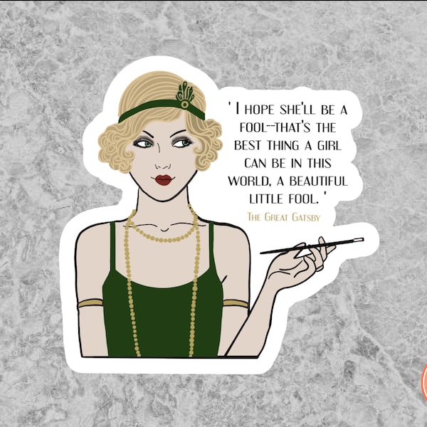 Gatsby Custom Stickers - Etsy
