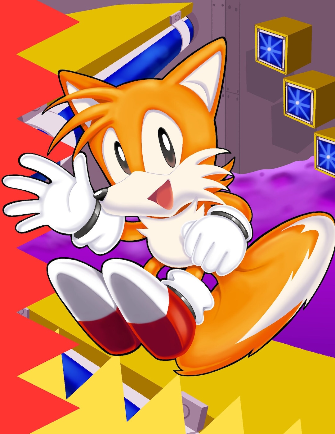 8.5" X 11" CHEMICAL PLANT - Classic Tails Print - Etsy