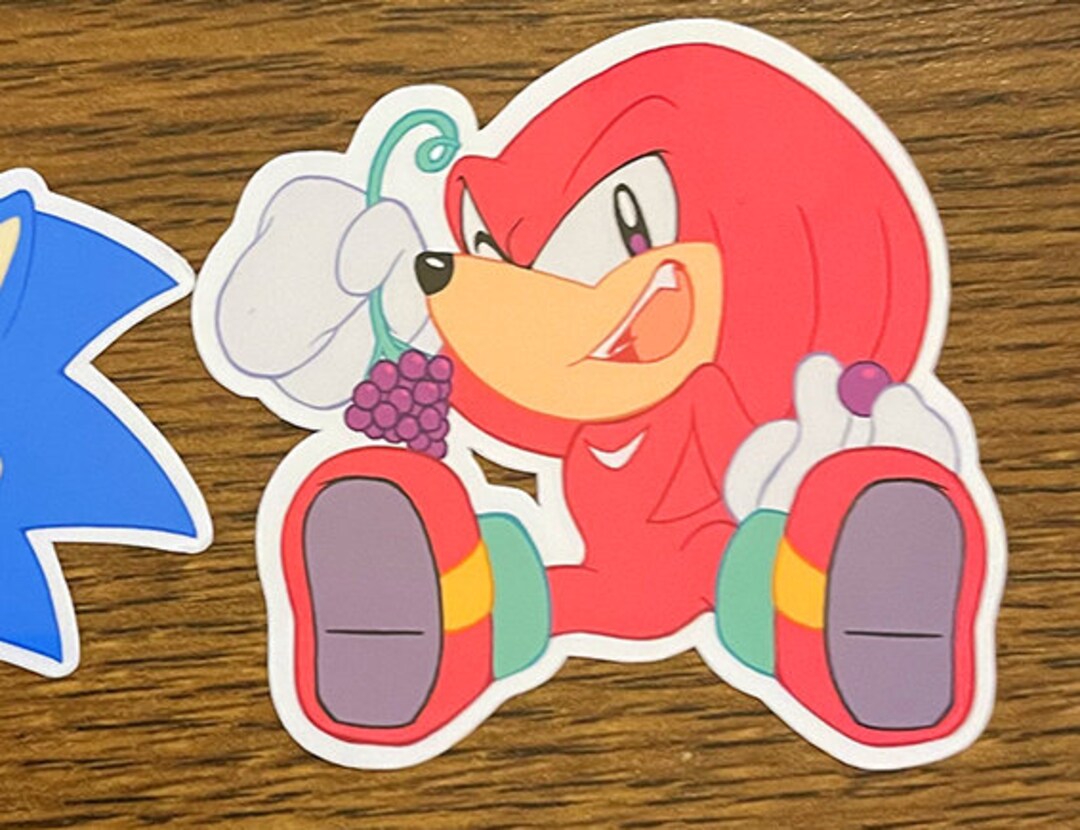 Knuckles Sticker- Feelin' Grape - Etsy