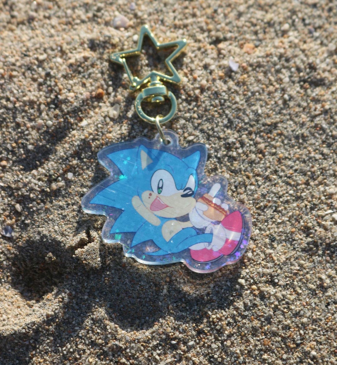Chibi Sonic Charms: Holographic Team Sonic Keychains (2 Inch) - Etsy