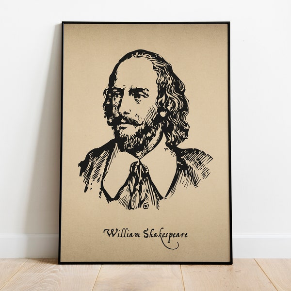 William Shakespeare Posters - Etsy