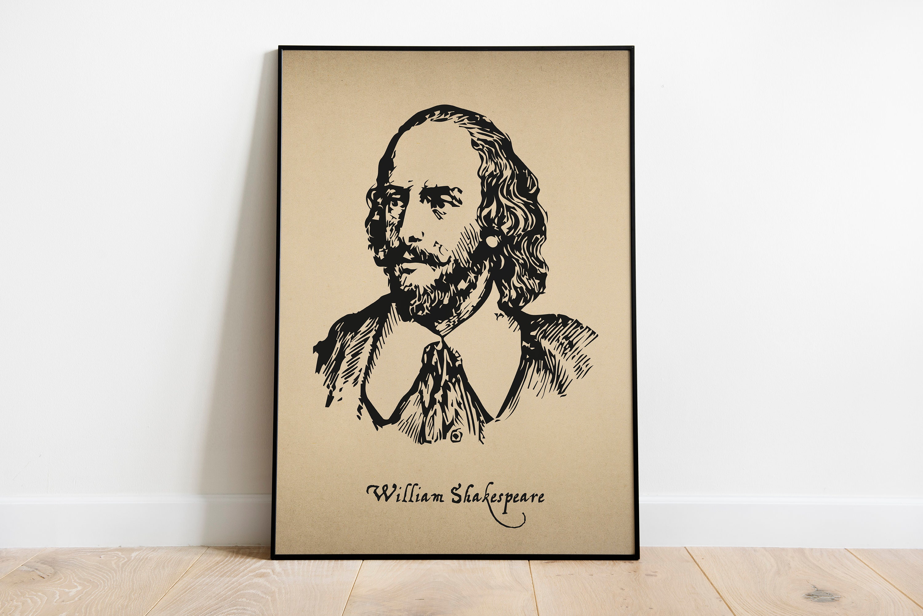 William Shakespeare Print , Printable Wall Art , Vintage Decor ...