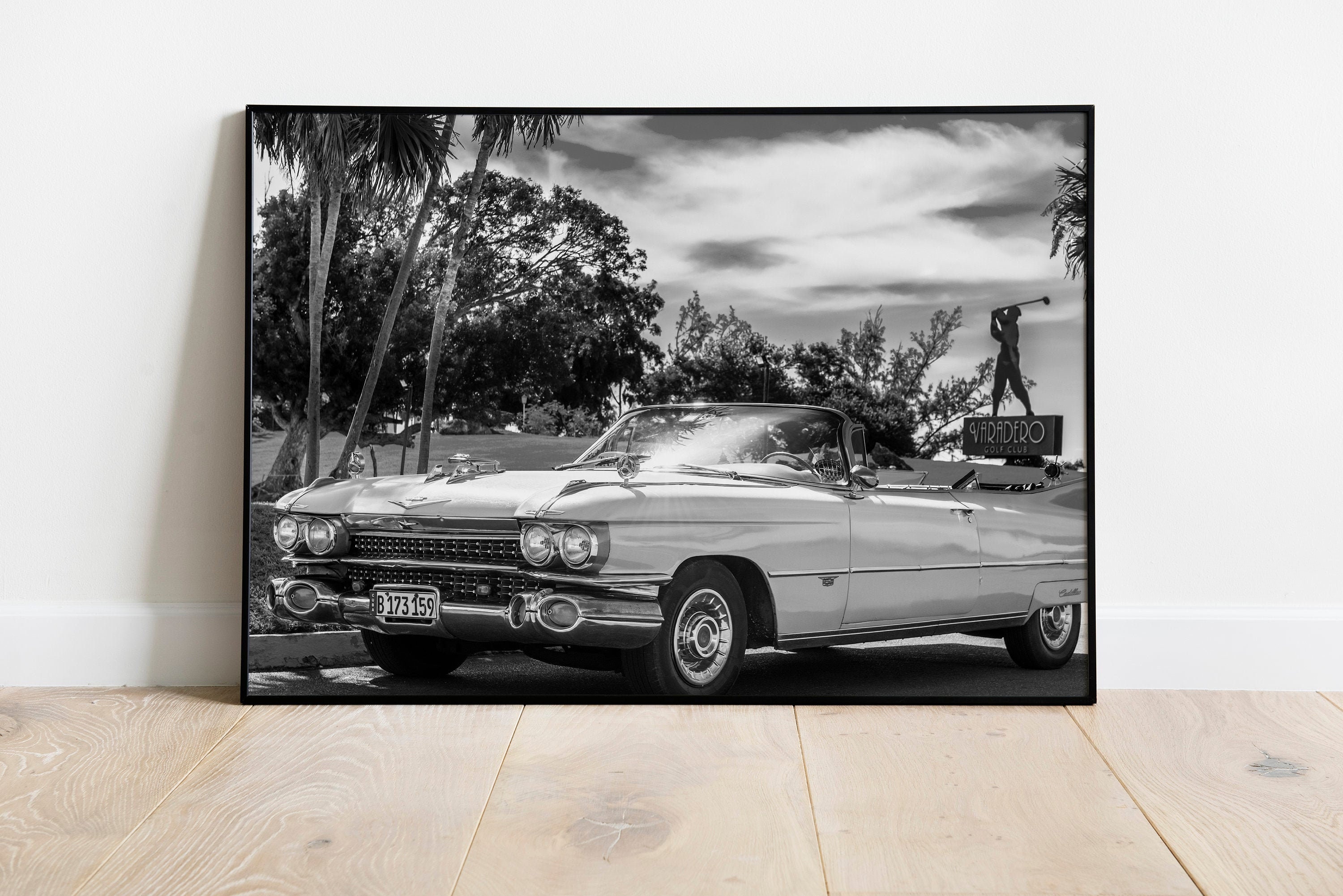 Classic Car Print , Digital Print , Black and White , Car Poster ...
