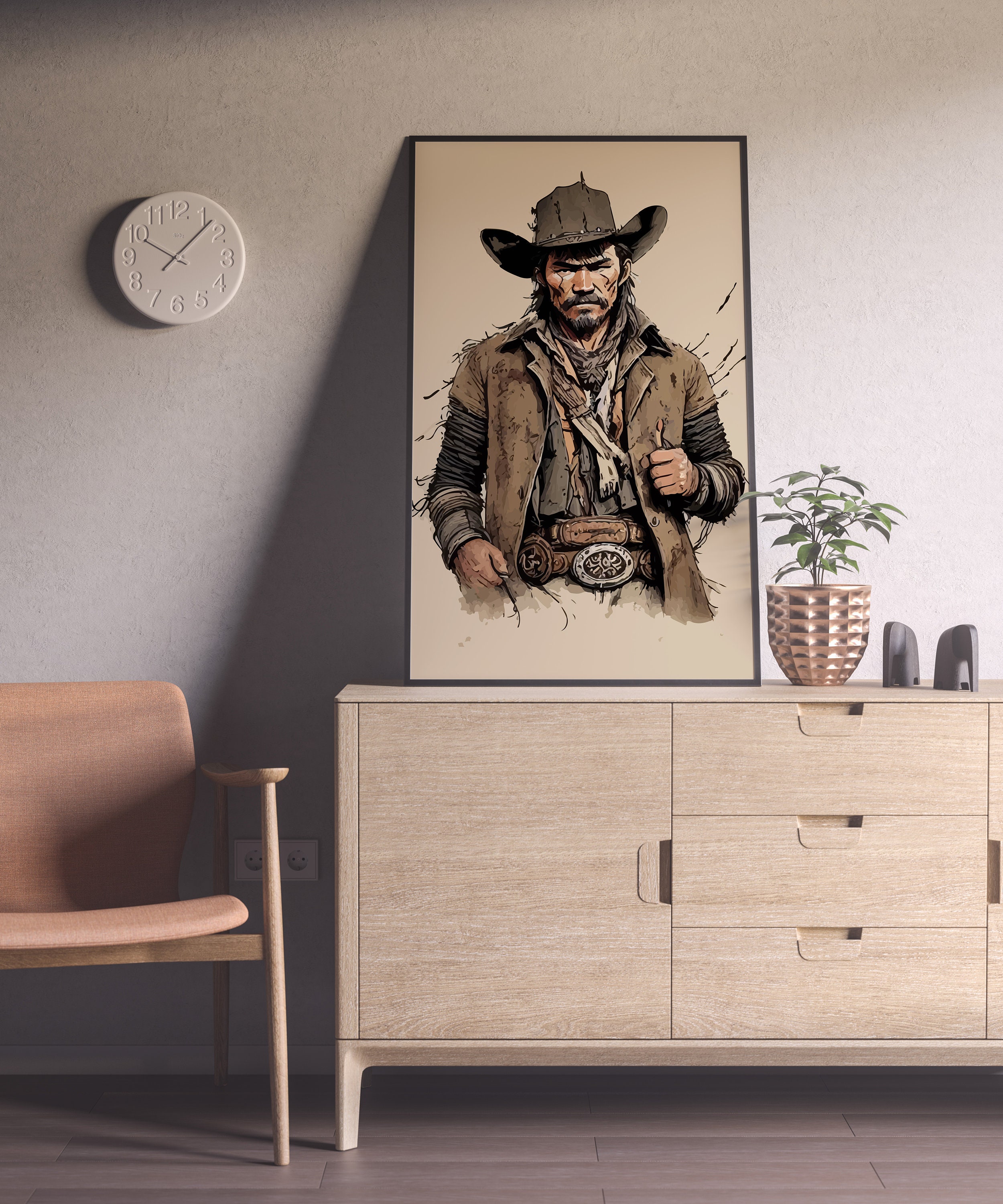 Cowboy Photo Print , Wild West , Digital Print , Cowboys Poster ...