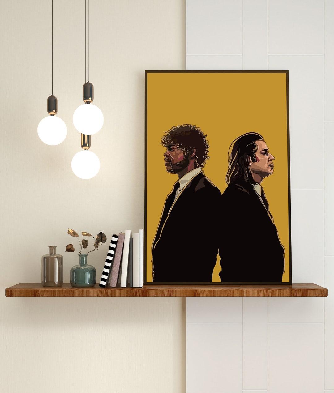 Pulp Fiction Print , Printable Wall Art , Vintage Art , Film Poster ...