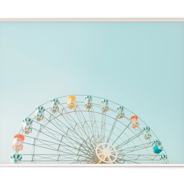 Ferris Wheel Print - Etsy