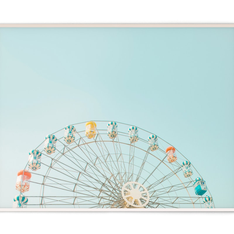 Ferris Wheel Print - Etsy