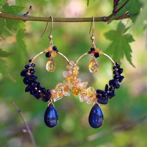 Handmade Chinese Dragon Style Labradorite / Citrine Cluster - Etsy