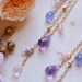 Button Baroque Pearl / Tanzanite / Amethyst Handmade 14K Gold Filled ...