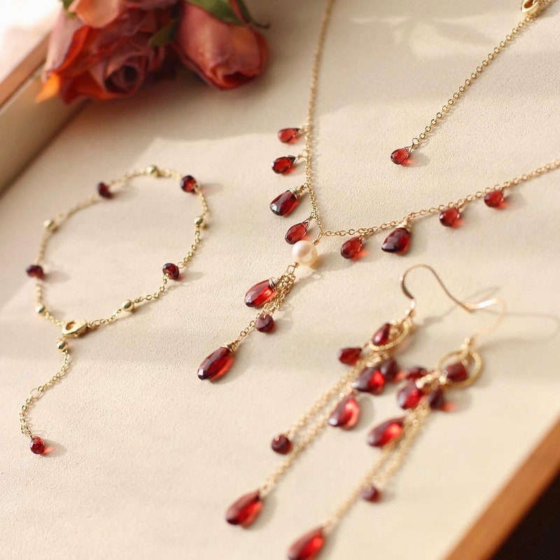 Red Jewelry - Etsy