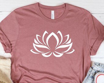 Lotus Flower T Shirt - Etsy