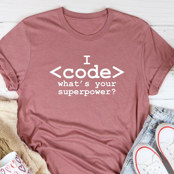 Coding Shirt - Etsy
