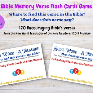 120 Encouraging Bible Verse Flash Cards | Printable | Bible Scripture ...