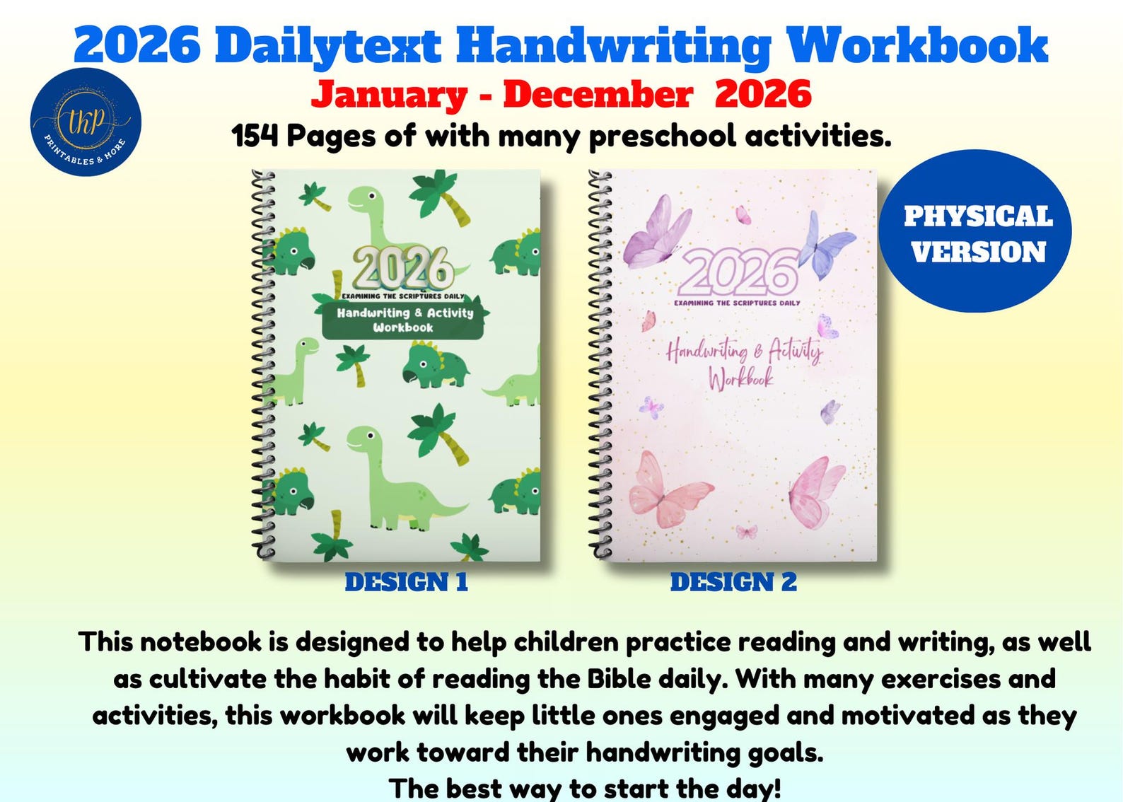 2026 JW Daily Text Activity Workbook – Kids Homeschool Study - Etsy