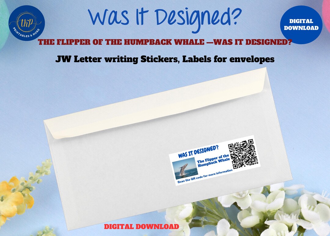 JW Letter Writing~ Stickers, Labels With Link to the Article "was It ...