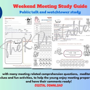 Interactive Weekly Meetings Worksheets for Young Ones approx. 8 Years ...