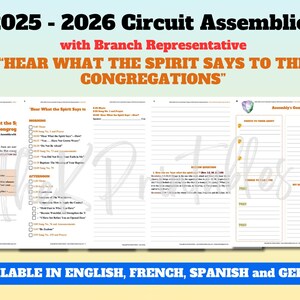 2025-2026 JW Circuit Assembly With Branch Representative and Circuit ...