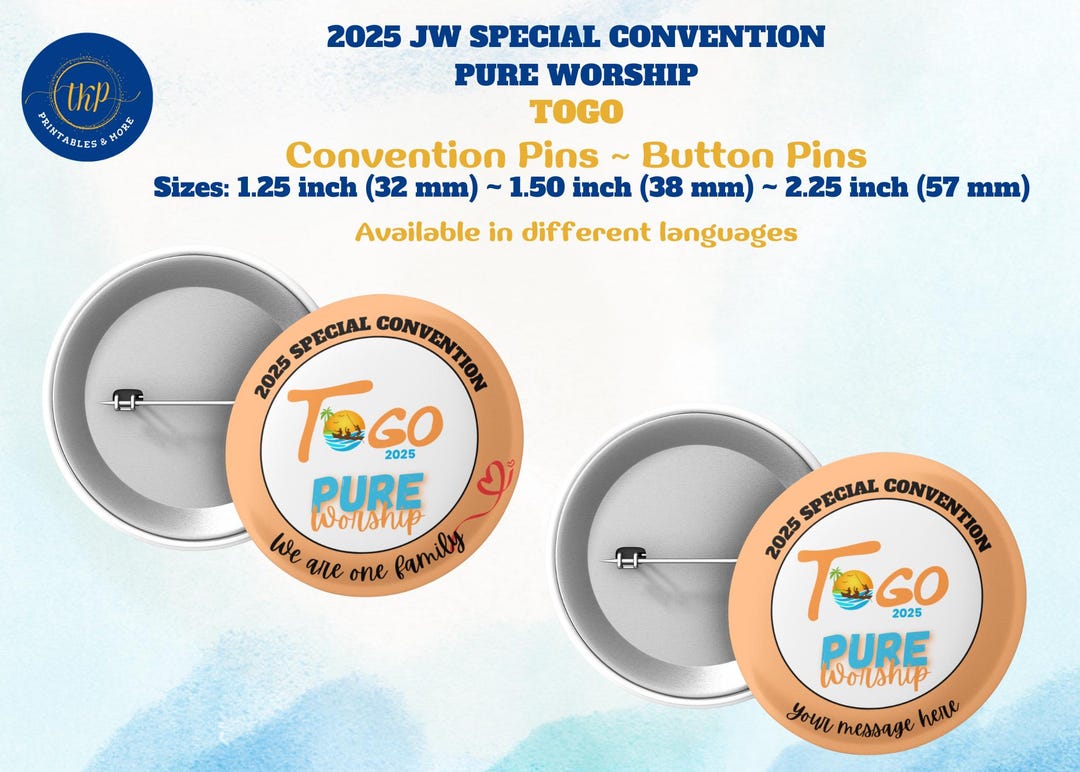 Jehovah's Witnesses 2025 Special Convention "pure Worship" ~ TOGO ...