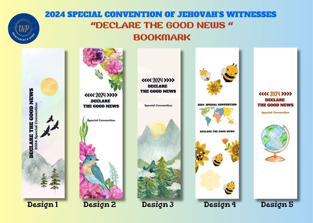 JW 2024 Special Convention declare the Good News BOOKMARK Set in ...