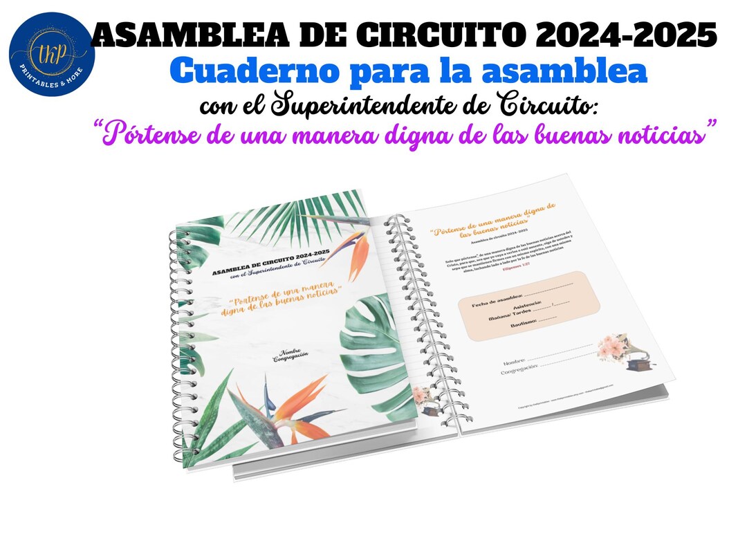 CUADERNO Para La Asamblea De Circuito 2024-2025 Con El Superintendente ... CUADERNO Para La Asamblea De Circuito 2024-2025 Con El Superintendente ...