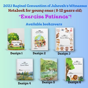 2023 JW Regional Convention exercise Patience Notebook for Young Ones 8 ...