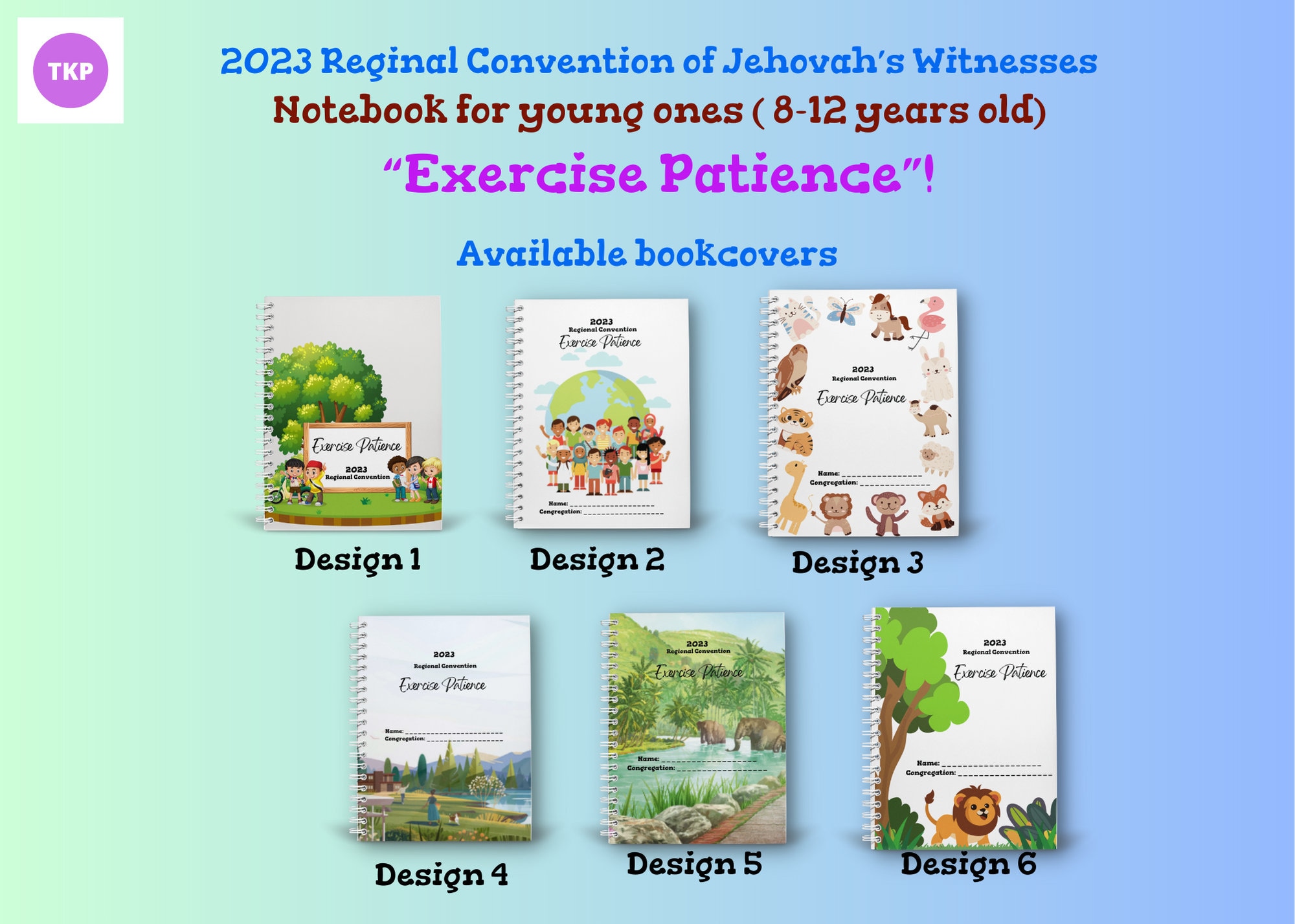 2023 JW Regional Convention exercise Patience Notebook for - Etsy Canada