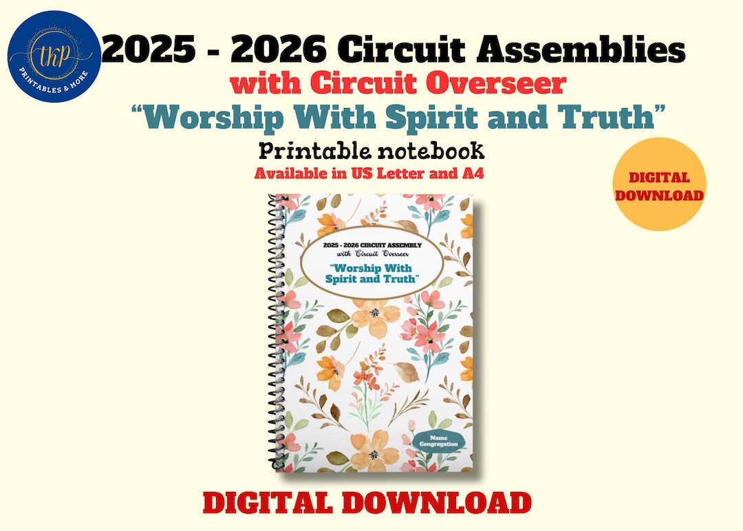 2025-2026 JW Circuit Assembly's Notebook ~ With Circuit Overseer ...
