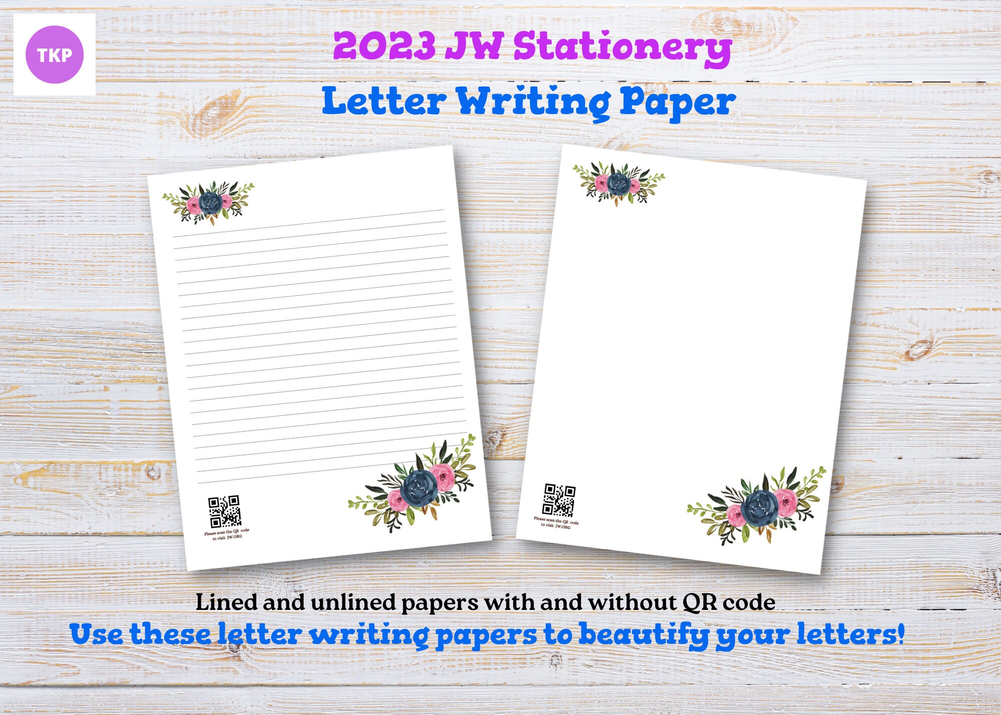 JW Letter Writing Paper Jw Ministry JW Stationary Jw Gift Pioneer ...