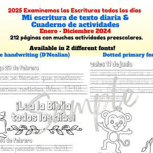 Cuaderno Diario De Textos Y Actividades Para Niños - Enero a Diciembre ...