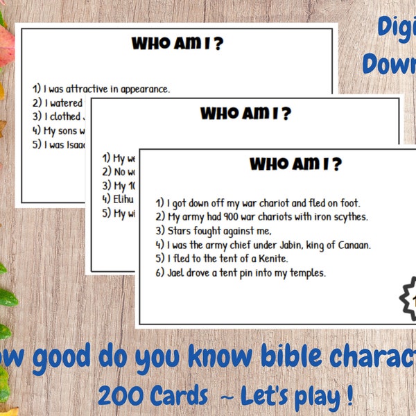 Bible Characters - Etsy