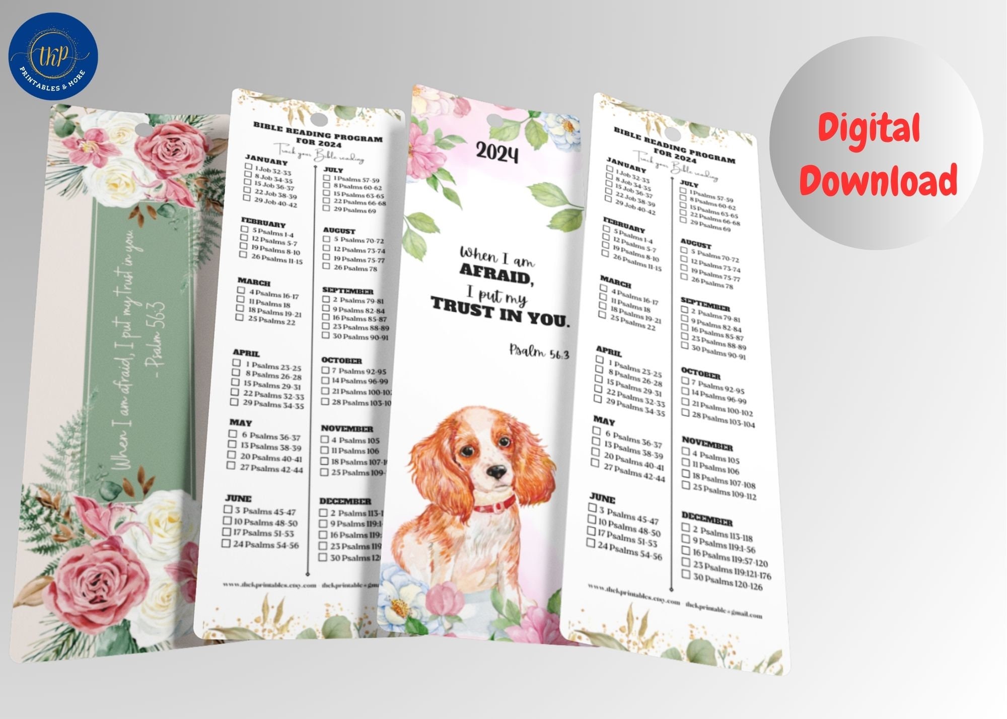 2024 JW Yeartext Bookmark With Bible Reading Schedule & Tracker for ...