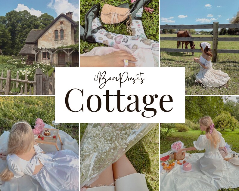 10 Cottagecore Presets for Lightroom Mobile, Fairy Presets, Spring ...