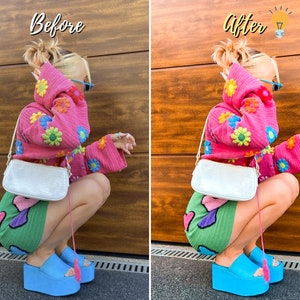 10 Y2K Aesthetic Presets for Lightroom Mobile, Natural Presets, Vibrant ...