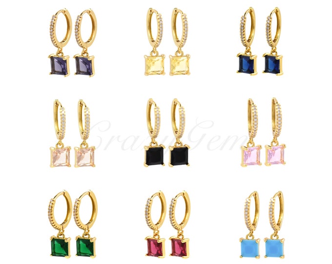 18K Gold Filled Colorful Enamel Hoops Earringsneon Enamel - Etsy