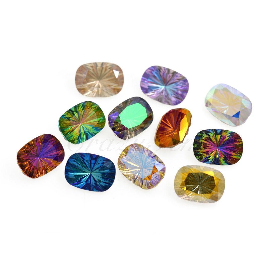 Rectangular Round Crystal Pointed Rhinestone Rectangle Rhinestone ...