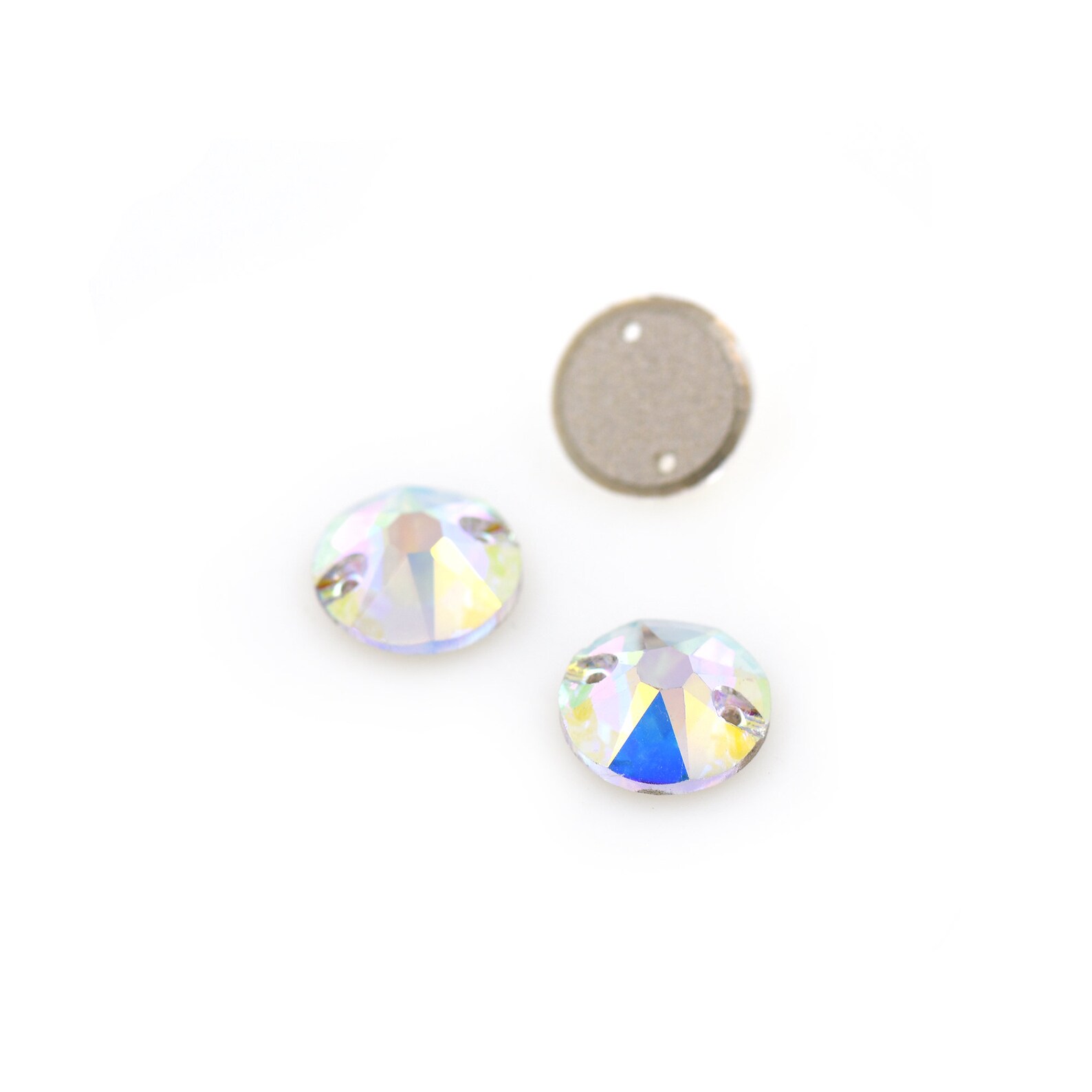 Faceted Cone Round Sew-on Rhinestoneglass Sewing Crystal - Etsy