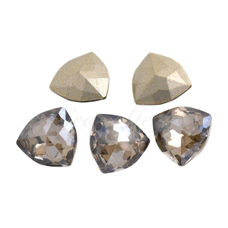 Triangle Pointed Back Crystal Glass Point Back Rhinestone Fancy Stone ...