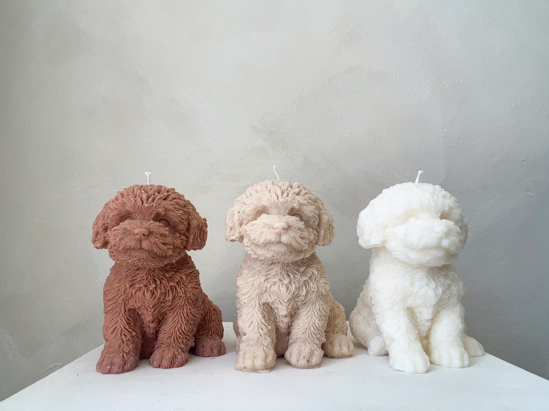 Cockapoo| Dog | Candle | Pillar | Handmade | Animal | Gift - Etsy UK