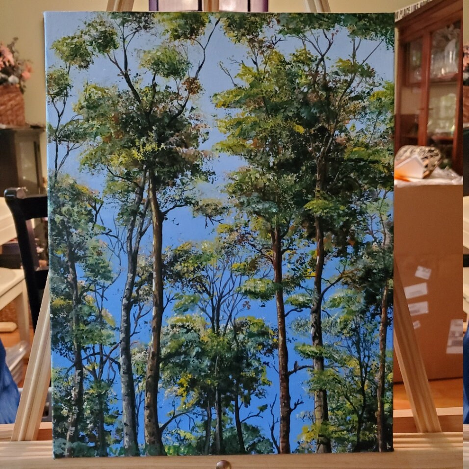 Tree Branches Print, Tree Original Art, Woods, Forest, Tree Branches ...